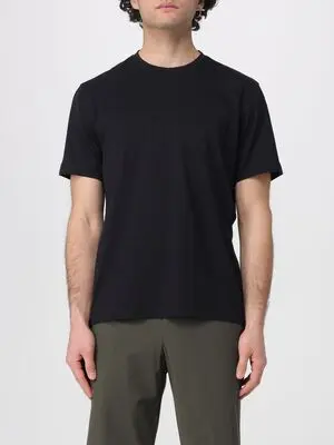 ZANONE Basic Cotton And Silk T-shirt - Black