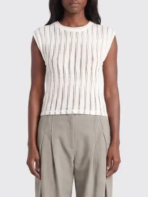 IRO PARIS Cotton Blend Top - Ecru