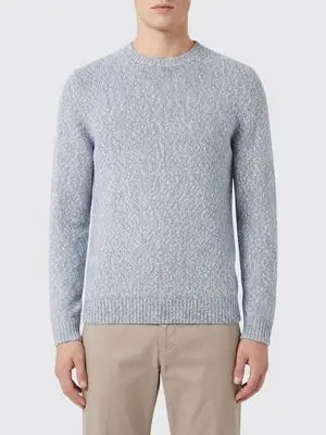 ZANONE Cotton Crew Neck Sweater - Gnawed Blue