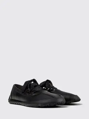 Camper Peu Path+ Leather Ballet Flats With Ribbon Fastening