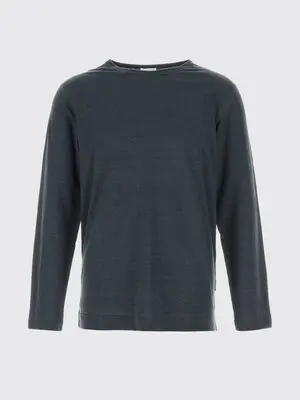Closed Long-sleeved T-shirt In A Linen Blend With Crew Neck