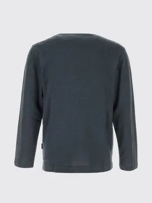 Closed Long-sleeved T-shirt In A Linen Blend With Crew Neck