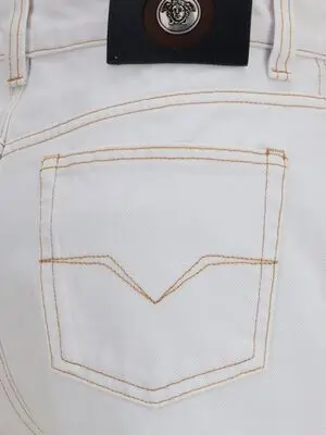 Versace Medusa Logo Straight Fit Jeans