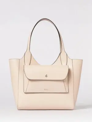 Furla Lea Grained Leather Bag - Pink