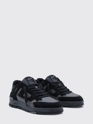 Axel Arigato Area Lo Fluffy Leather Sneakers - Black