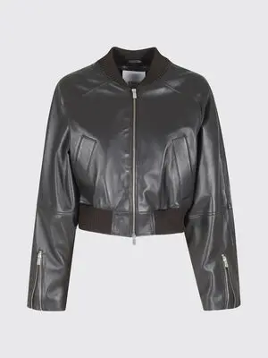 Erika Cavallini Leather Bomber Jacket