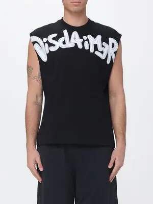 DISCLAIMER Cotton Tank Top With Logo - Black