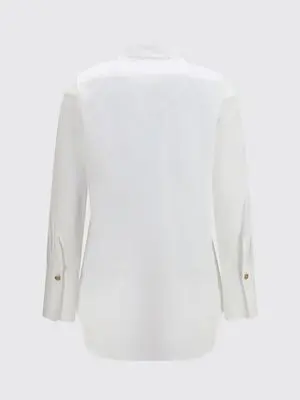 Balmain Cotton Poplin Shirt With Concealed Buttoning