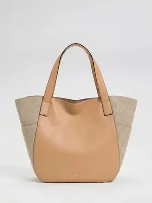 TWINSET Canvas And Faux Leather Bag - Rope