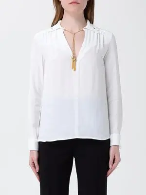 Elisabetta Franchi Crêpe Blouse - Ivory