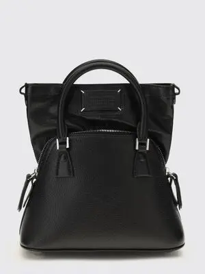 MAISON MARGIELA 5ac Grained Leather Bag - Black