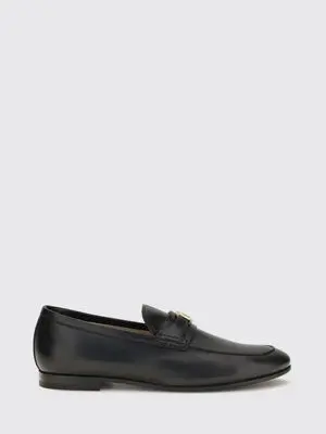 Valentino Garavani Vlogo Signature Loafers In Smooth Calfskin - Black