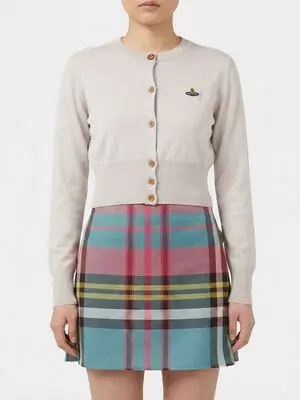 VIVIENNE WESTWOOD Cotton And Cashmere Cardigan - Grey