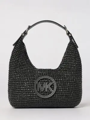 Michael Kors Large Nolita Crochet Hobo Bag - Black