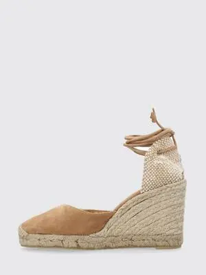 CastaÑer Carina Suede Espadrilles With Ribbon Fastening