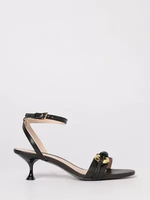 COCCINELLE Finn Leather Sandals - Black