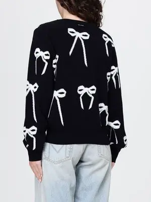 Marc Jacobs Viscose Crew Neck Sweater With Bows