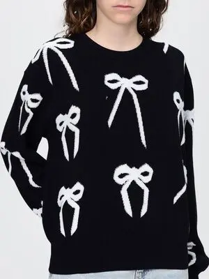 Marc Jacobs Viscose Crew Neck Sweater With Bows