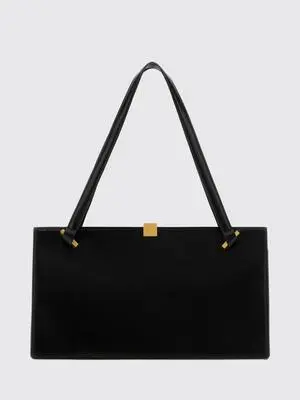 Versace Severine Leather Shoulder Bag - Black