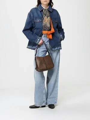 Etro Wool Blend Scarf With Paisley Print