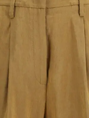 FORTE_FORTE Linen Blend Shorts