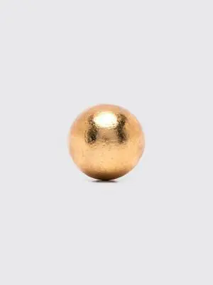 MONIES Gold Chromed Wood Earrings - Multicolor