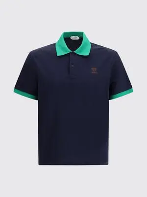 Versace Medusa Logo Cotton Polo Shirt