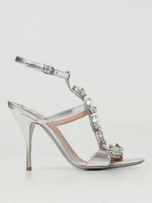 Moschino Heeled Sandal - Silver
