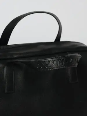 COUNTY OF MILAN Faux Leather Duffle Bag