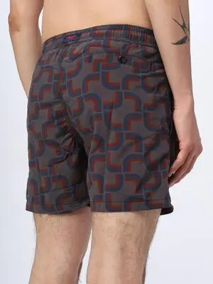 BAGNI FIORIO Swim Shorts With Geometric Print