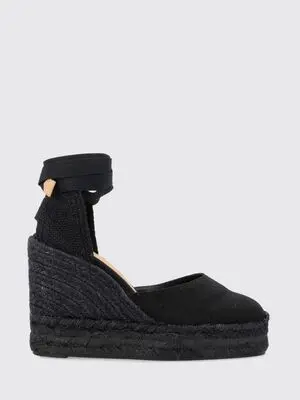 CastaÑer Carina Cotton Canvas Espadrilles - Black