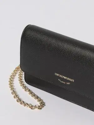 Emporio Armani Chain Strap Mini Bag - Black