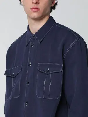 Studio Nicholson Casual Cotton And Linen Shirt