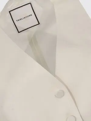 Tagliatore Single-breasted Slim Fit Tailored Linen Waistcoat