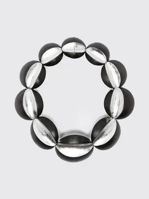 MONIES Acacia Wood Choker Necklace - Multicolor