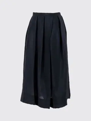 Emporio Armani Lyocell Blend Midi Skirt