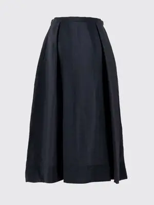 Emporio Armani Lyocell Blend Midi Skirt