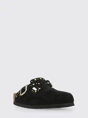 BIRKENSTOCK Boston Rivet Suede Mules With Studs