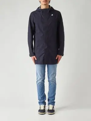 K-WAY Jacko Technical Fabric Windbreaker - Navy