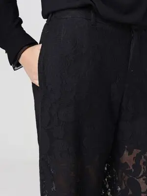 PT TORINO Wide Leg Lace Trousers