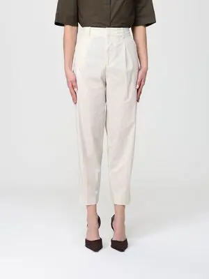 PT TORINO Classic Cotton Blend Trousers - White