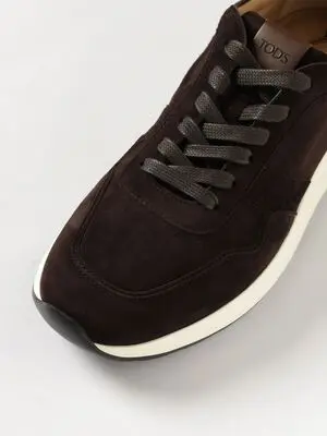 TOD'S Suede Lace-up Sneakers