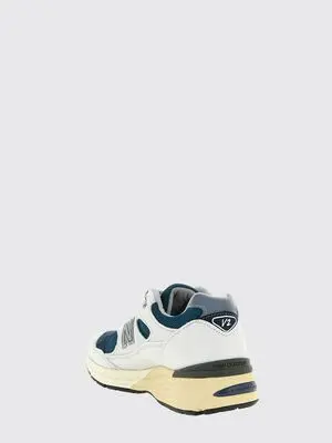 NEW BALANCE 991v2 Leather And Mesh Sneakers - Multicolor