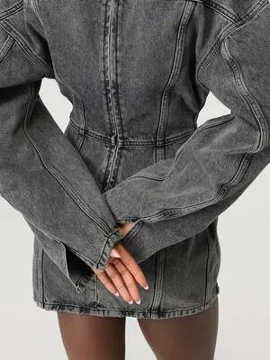 HAIKURE Denim V-neck Dress