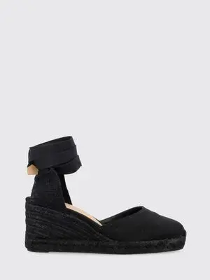 CastaÑer Carina Cotton Canvas Espadrilles - Black