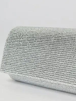 TWENTY FOURHAITCH French75 Glitter And Crystal Embellished Clutch