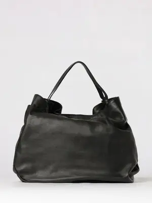 VIC MATIE Leather Bag - Black