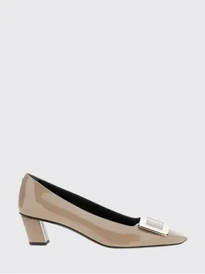 ROGER VIVIER Buckled Court Shoes - Grey