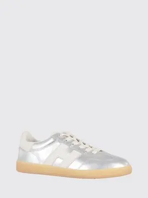 Hogan Cool Laminated Leather Sneakers