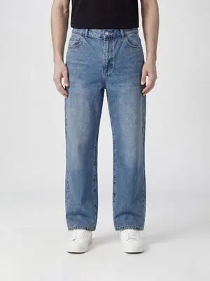 DUNST Wide-leg Cotton Denim Jeans